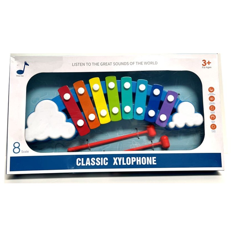 Buy Rainbow Cloud Classic Xylophone - MyDeal