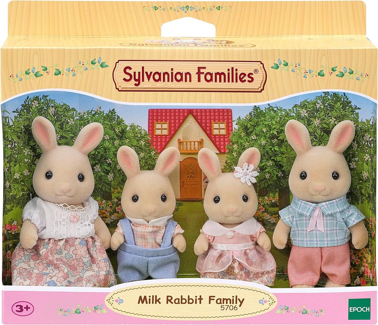 Buy Sylvanian Families - Milk Rabbit Family - MyDeal Australia
