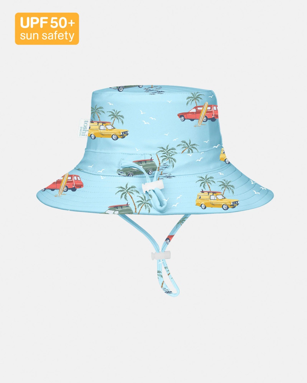 Buy Toshi Swim Sunhat Paradise- Swell Seekers Sky Medium - MyDeal Australia