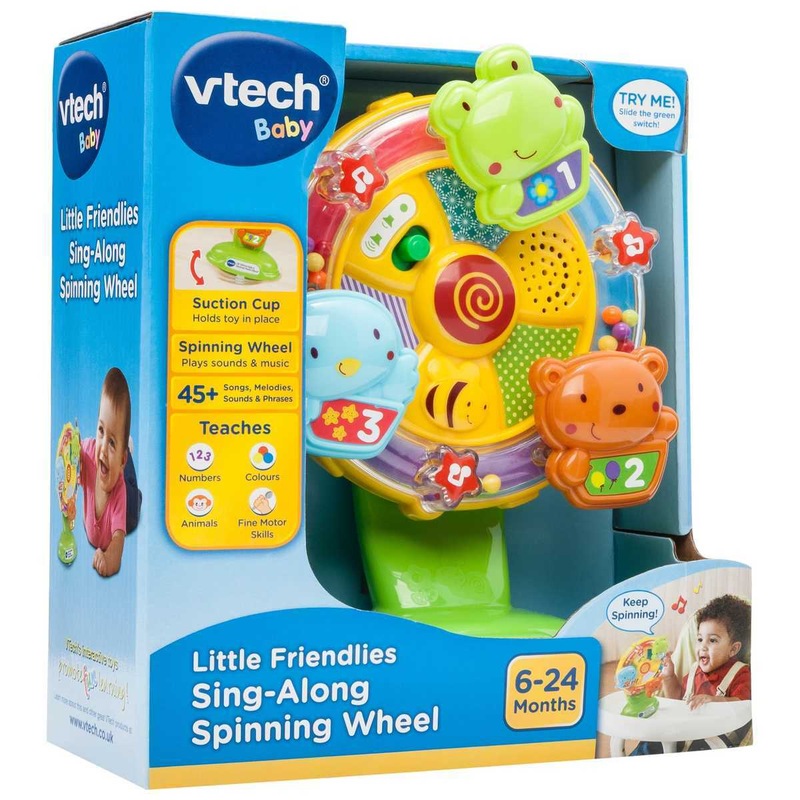 Buy Vtech - Little Friendlies Sing-along Spinning Wheel - MyDeal