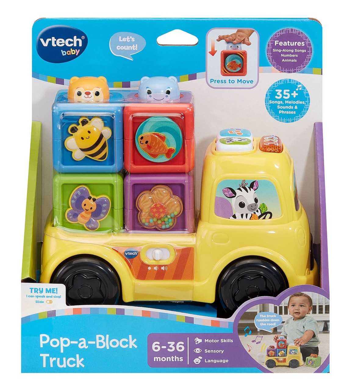 Buy Vtech - Pop-A-Block Truck - MyDeal Australia