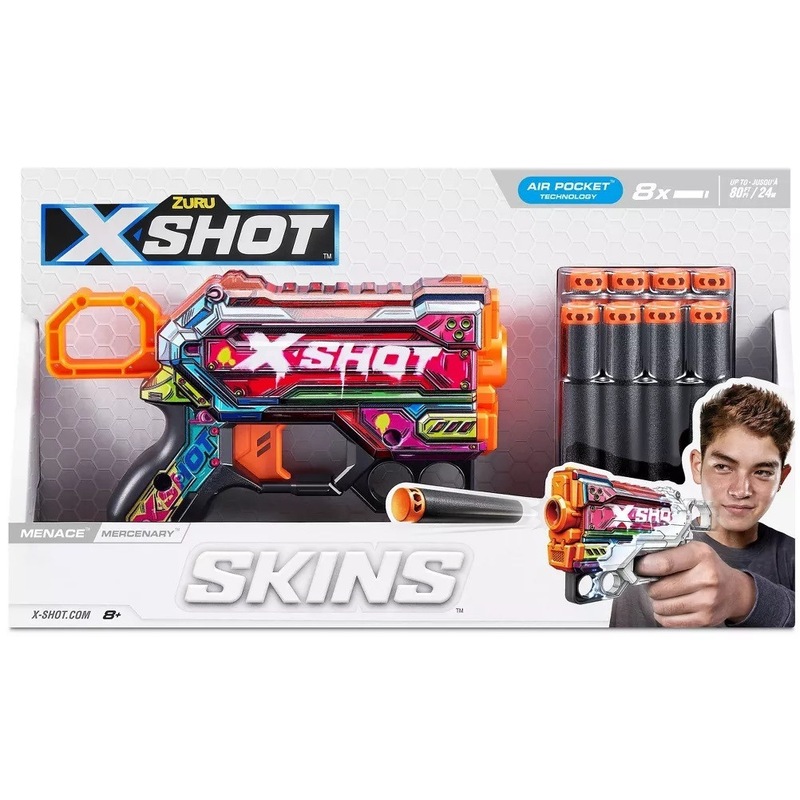Buy Zuru X-Shot Skins Menace - Mercenary - MyDeal