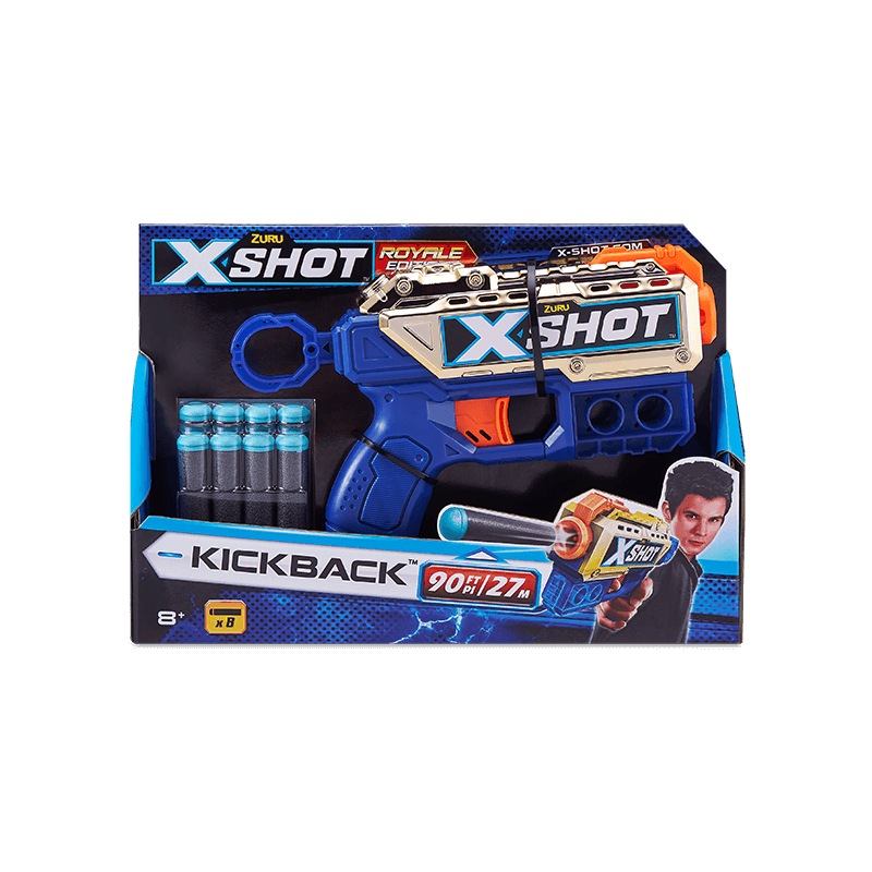 Buy Zuru X-SHOT Royale Edition Double Kickback (Includes 8 Darts - MyDeal