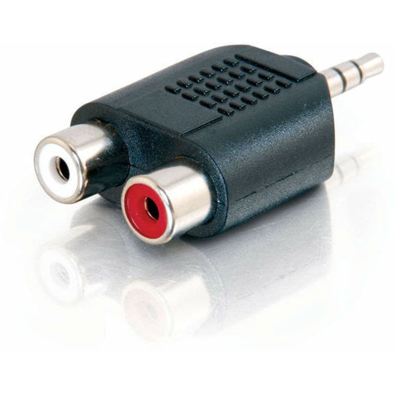 Buy Alogic 3.5mm Stereo Audio to 2 X RCA Adapter(1) Male (2) Female Cables & Adapters - 3.5M ...