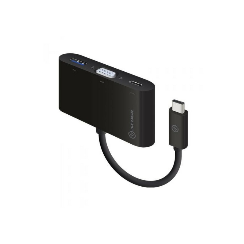 Buy Alogic Usb-c Multiport Adapter With Vga/usb 3.0/usb-c Power ...