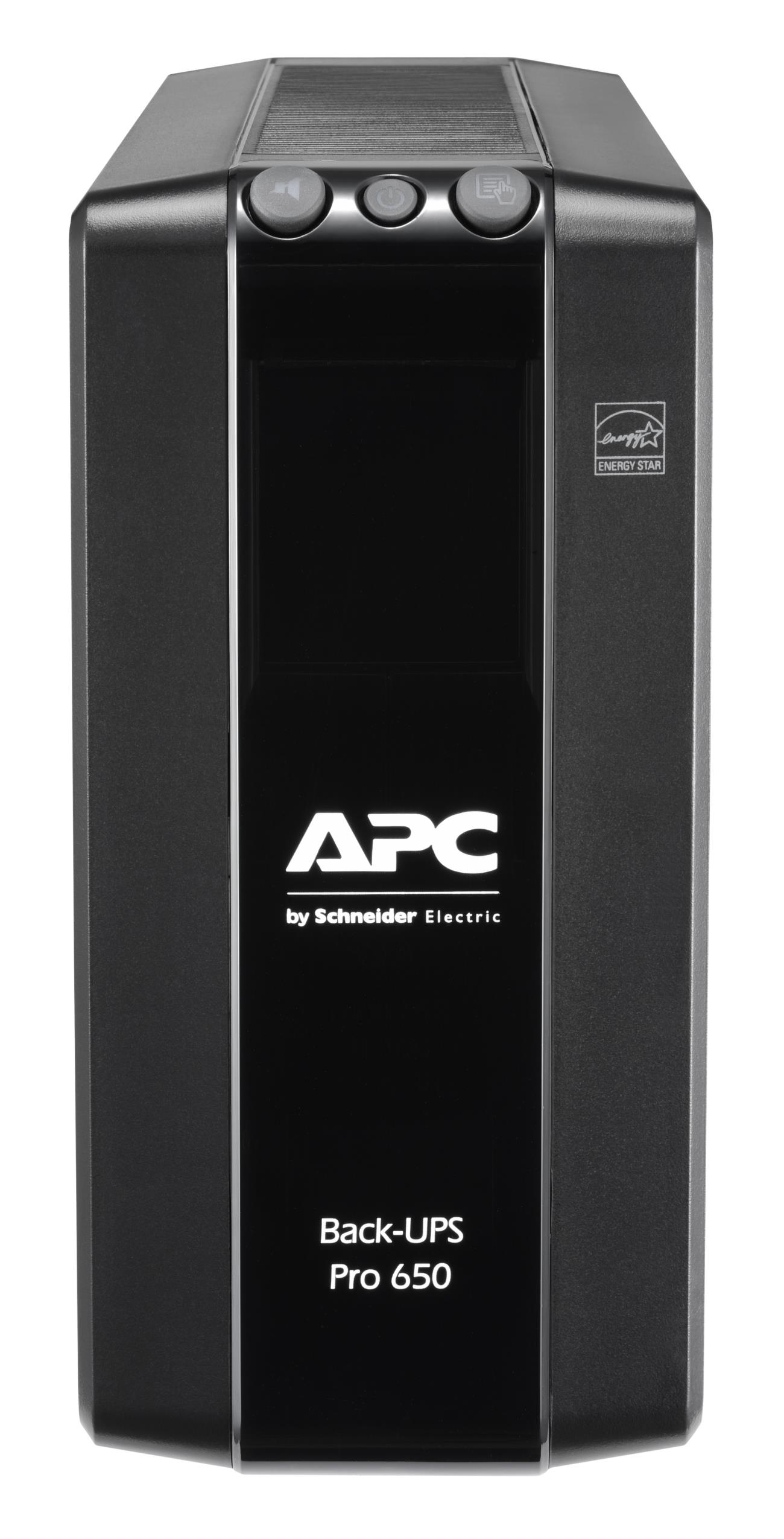 Buy APC Back-UPS Pro 650VA/390W Line Interactive UPS, Tower, 230V/10A ...