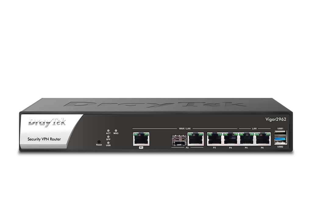 Buy DrayTek DV2962 - Multi WAN Router with 1 x 2.5 GbE WAN, 1 x GbE ...