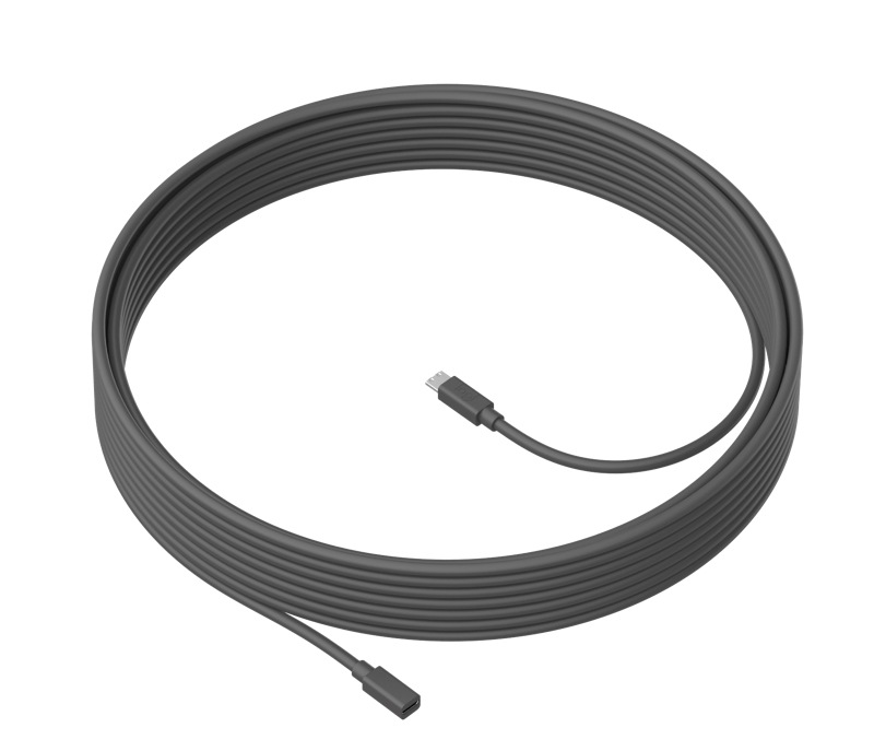 Buy Logitech Meetup 10M Extended Cable for Expansion Mic Video ...