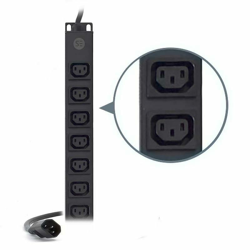 Buy SERVEREDGE 0RU Basic 2m 15 Port PDU (15) IEC C13 Output (1) IEC C14 ...