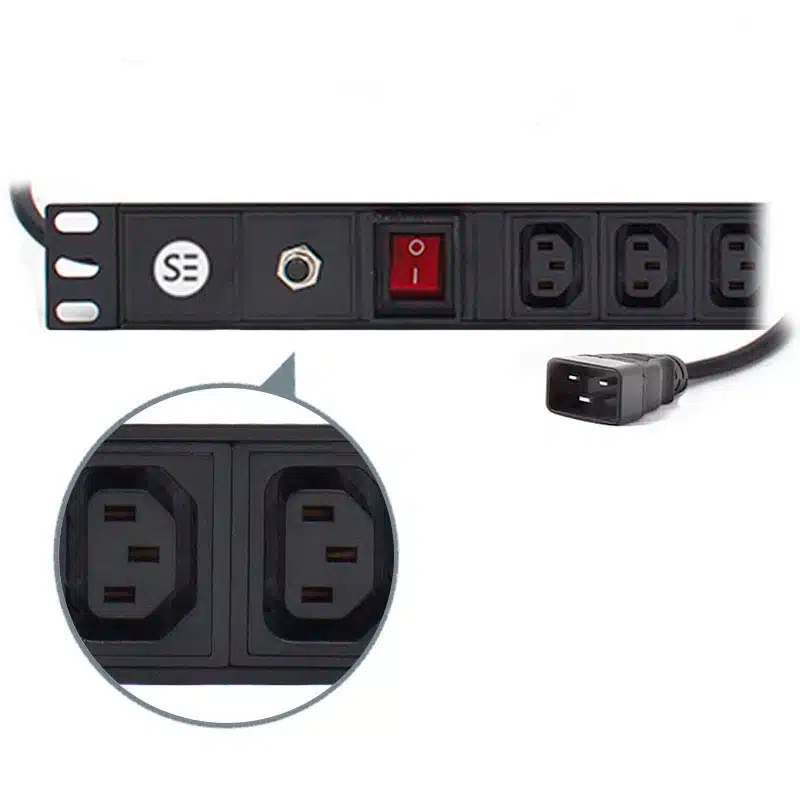 Buy Serveredge Premium 8 Port IEC PDU (8) IEC C13 Output & (1) IEC C20 ...