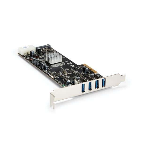 Buy StarTech 4 Port PCI Express (PCIe) SuperSpeed USB 3.0 Card Adapter w/ 4 Dedicated 5Gbps ...
