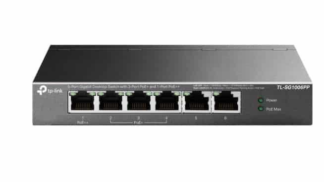 Buy TP-Link TL-SG1006PP network switch Unmanaged Gigabit Ethernet (10/100/1000) Power over ...