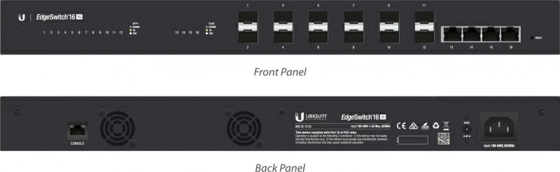 Buy Ubiquiti Managed Fiber Aggregation Switch,12x SFP 10Gbps Ports, 4x ...