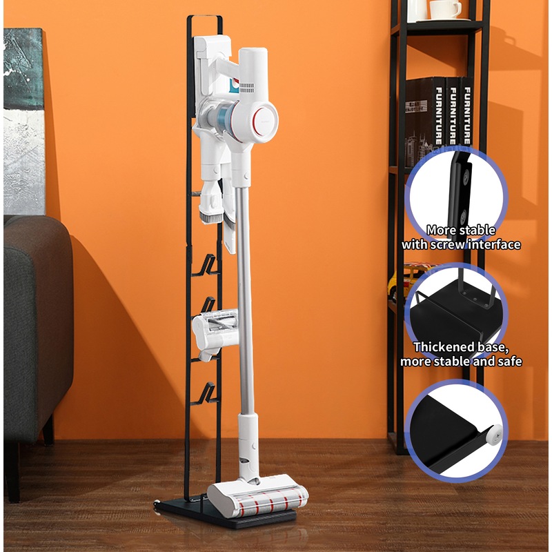 Buy Black Freestanding Cordless Vacuum Cleaner Floor Stand Rack Holder ...