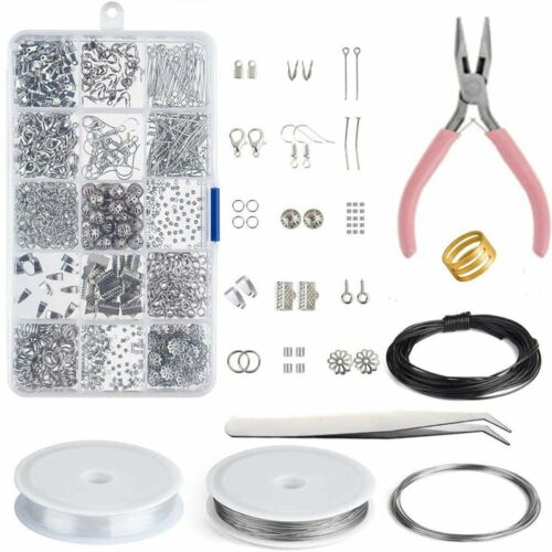 Buy 1072PCS DIY Jewelry Making Kit Necklace Earrings Handmade Craft ...