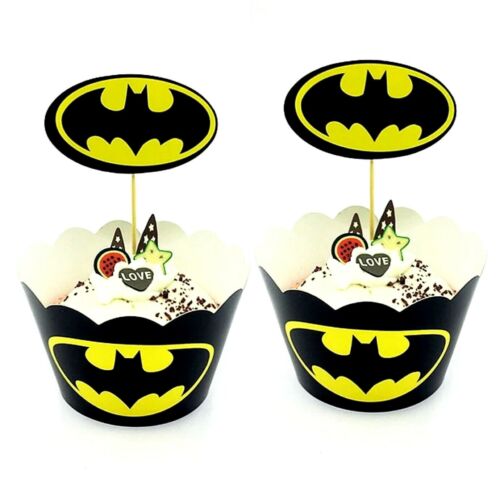 Buy 12Pcs Cup Cake Topper And Wrapper - MyDeal Australia