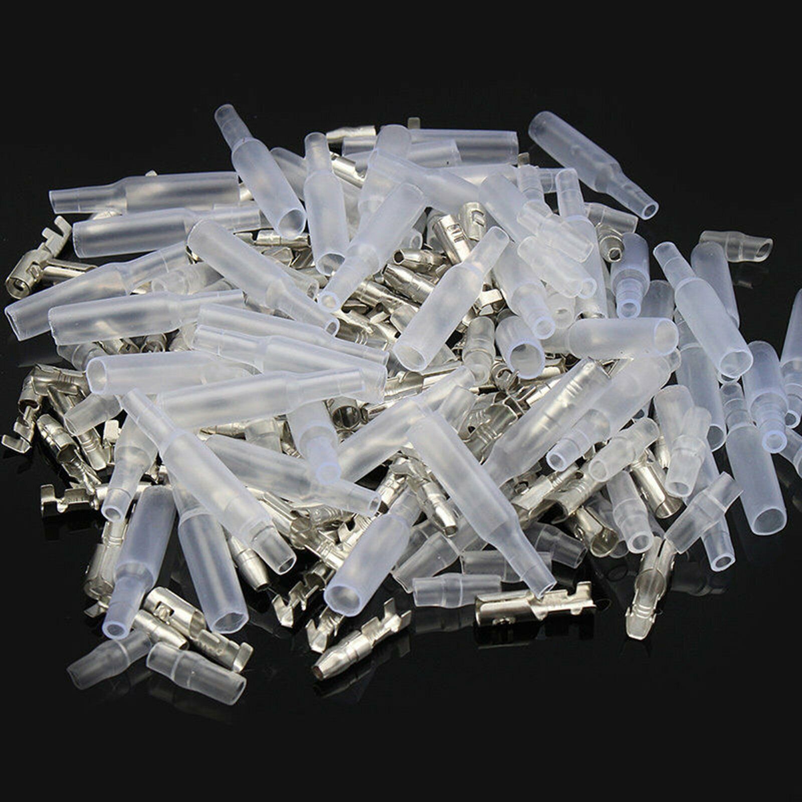 Buy 4mm 100x Sets Male & Female Wire Bullet Crimp Connectors Tool ...