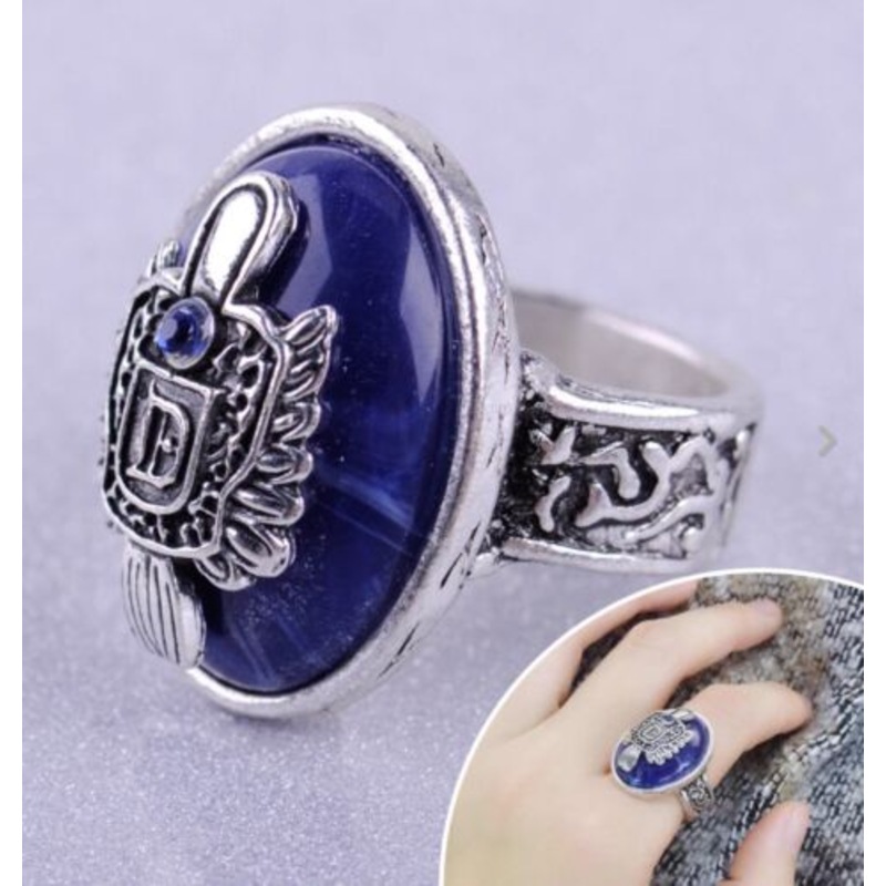Buy 8 The Vampire Diaries Damon Salvatore Lapis Lazuli Daylight Sunlight Ring Gift New - MyDeal