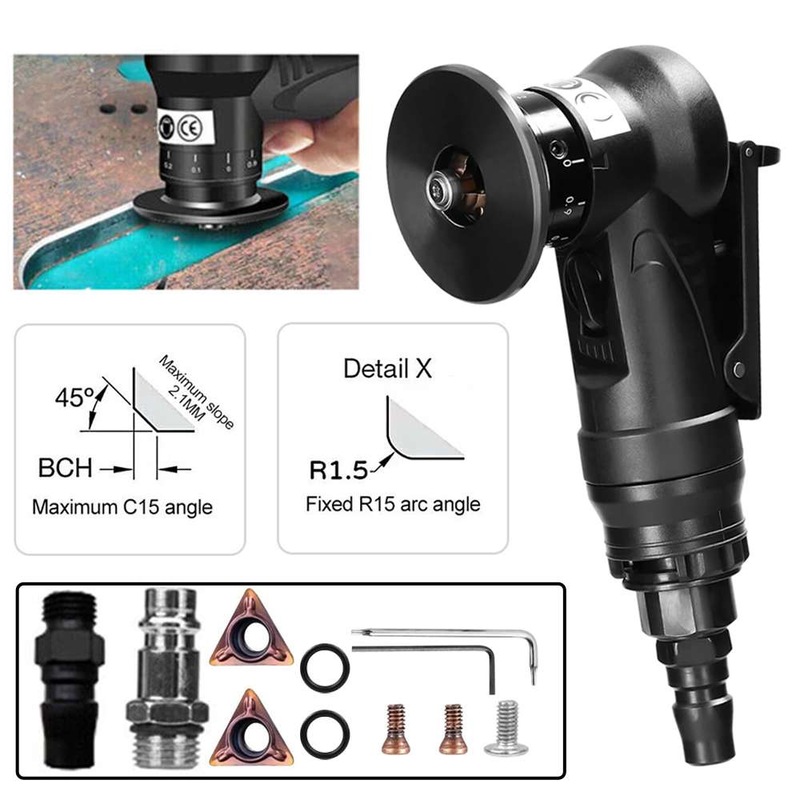 Buy Air Chamfer Trimming Mini Chamfering Pneumatic Beveling Machine ...