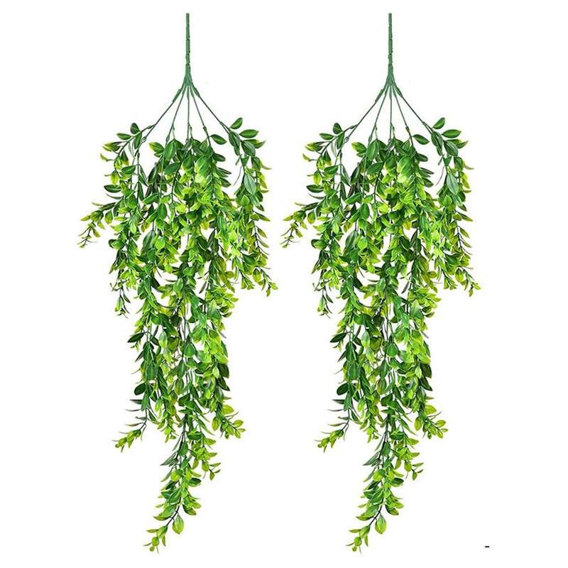 Buy OZNALA 2pcs Artificial Plants Trailing Hanging Faux Foliages ...