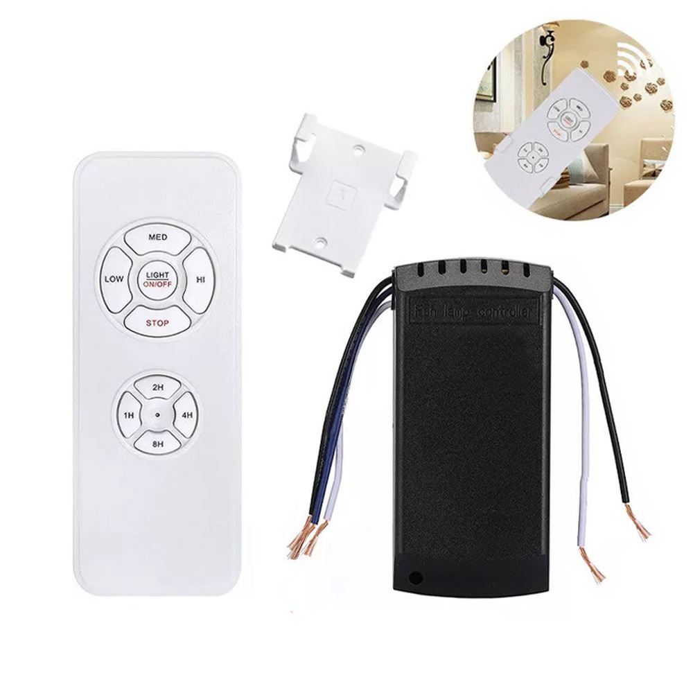 Buy Universal Wireless Ceiling Fan Remote Lamp Light Timer Receiver ...