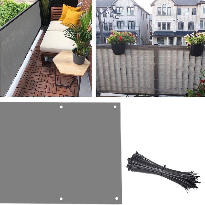 Buy Balcony Privacy Screen Fence Cover, Privacy Screen UV-Resistant ...