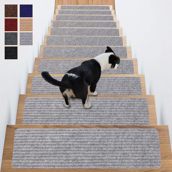 Buy Stair Treads Carpet Non-Slip Indoor Stair Runners for Wooden Steps ...