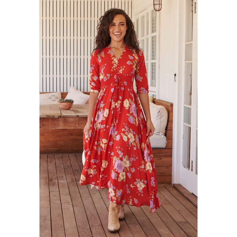 Buy JAASE Aiko Indiana Maxi Dress - MyDeal