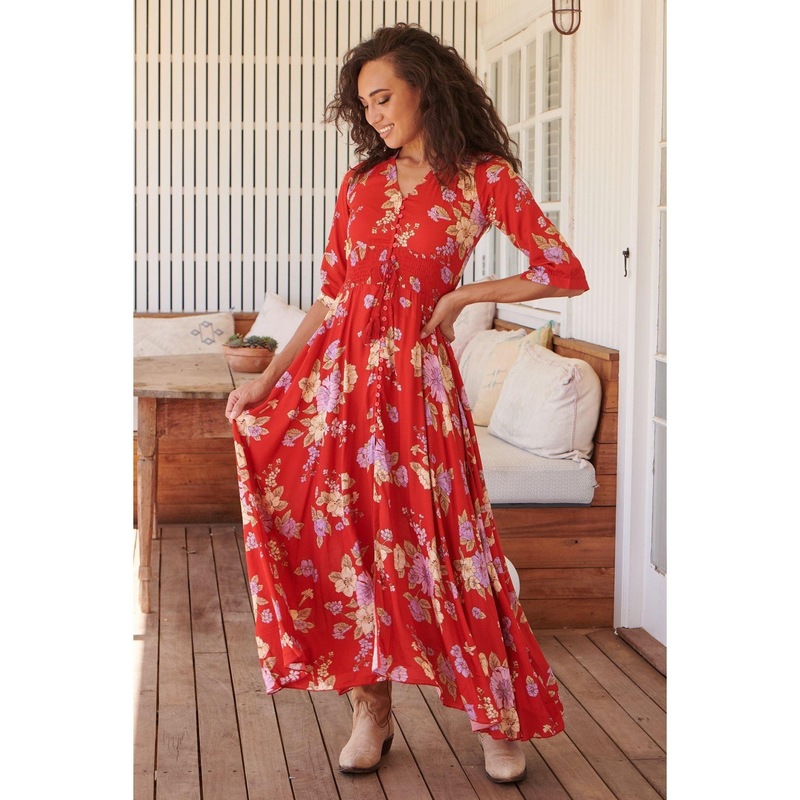 Buy JAASE Aiko Indiana Maxi Dress - MyDeal