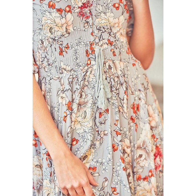 Buy JAASE Orange Blossom Print Indiana Maxi Dress - MyDeal