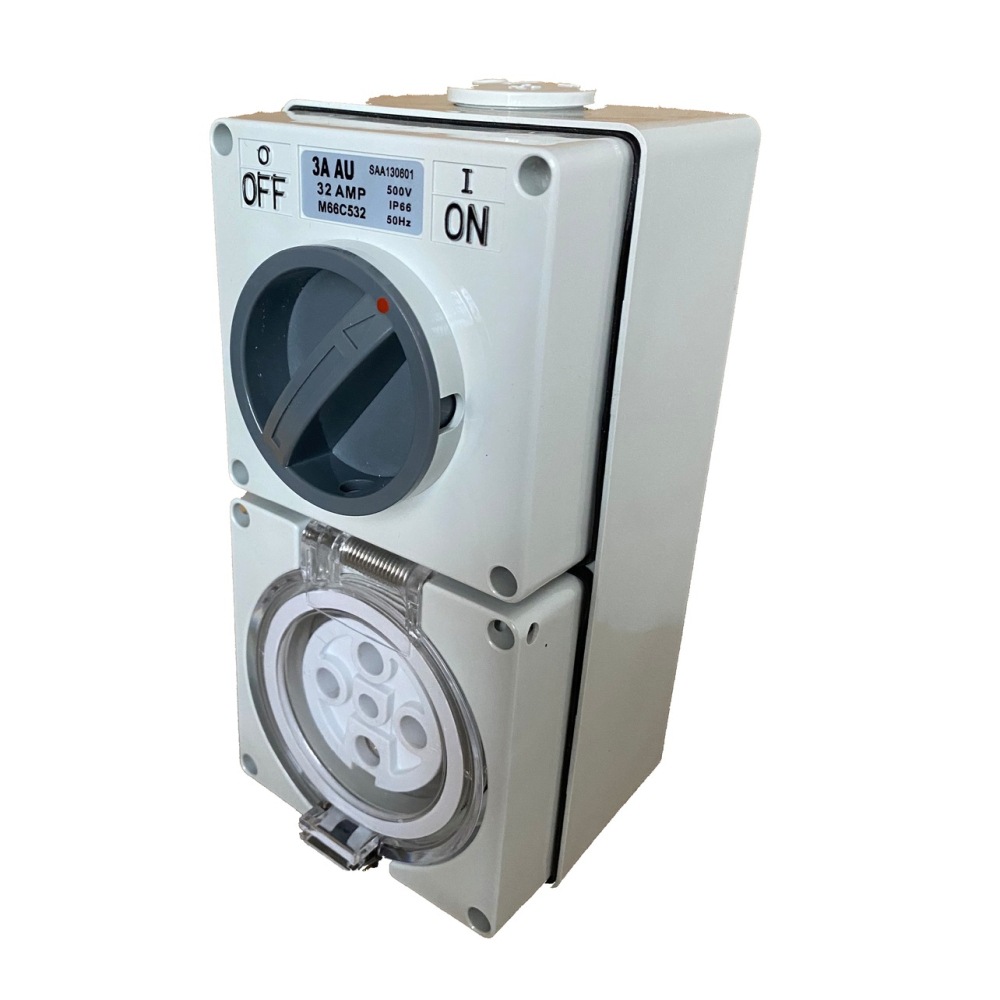 Buy 16x 5 Round Pin - 3 Phase - 32A Industrial Combination Switch ...