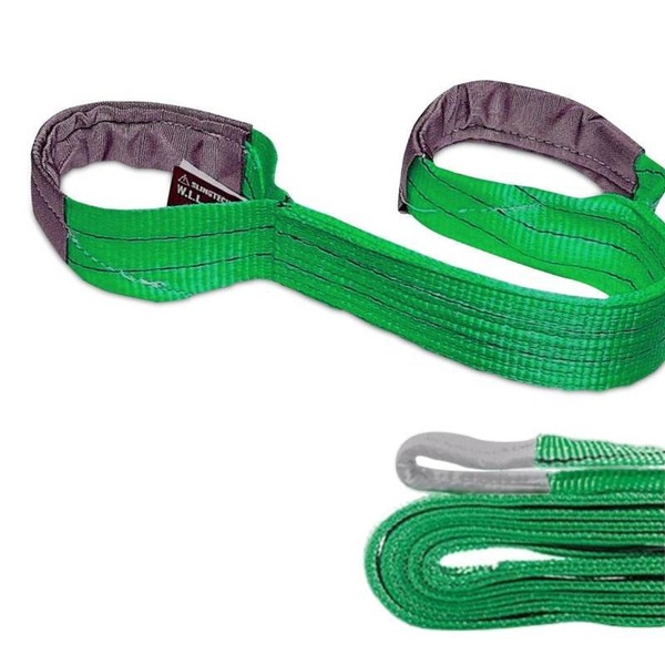 Buy BEAVER 2T x 12M - Flat Lifting Slings - 2Ply - Green - MyDeal Australia