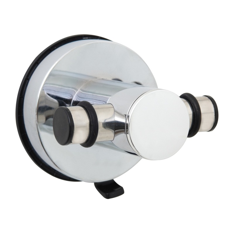 Buy NALEON Signature Stainless Steel Suction Twin Robe Hook - MyDeal