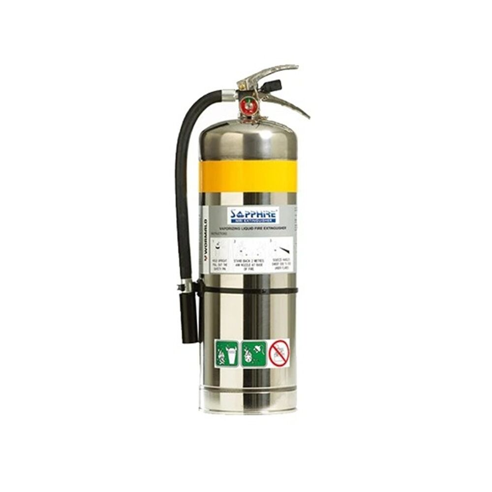 Buy WORMALD Stainless Steel MRI Conditional Fire Extinguisher - 6kg ...