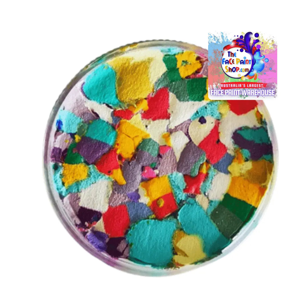 Buy Confetti Face Painting Cake 30g- Pastel Pinata - MyDeal Australia