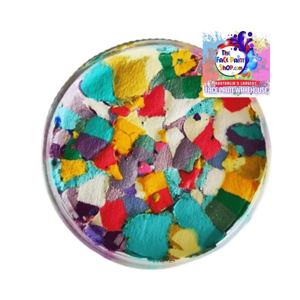 Buy Confetti Face Painting Cake 30g- Pastel Pinata - MyDeal Australia