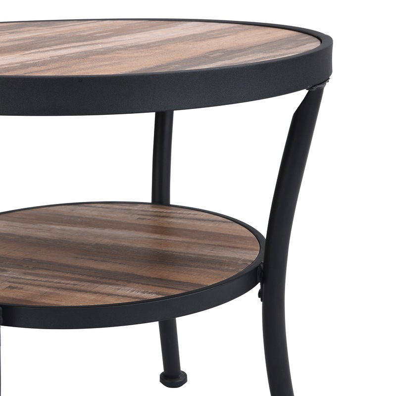 Buy HOMFURN Round End Table&Side Table&Nightstand from Living Room ...