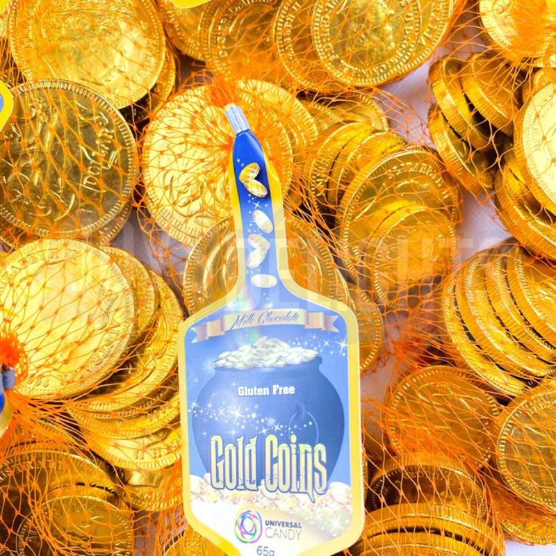 Buy Milk Choc Gold Coins 65g - Gluten Free - MyDeal