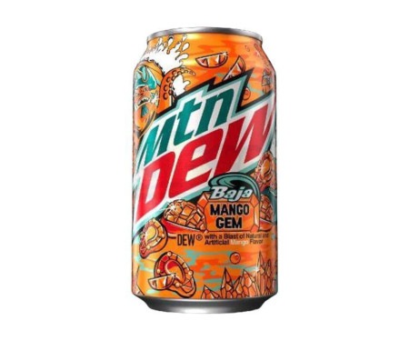 Buy Mtn Dew Baja Mango Gem 355ml - MyDeal Australia