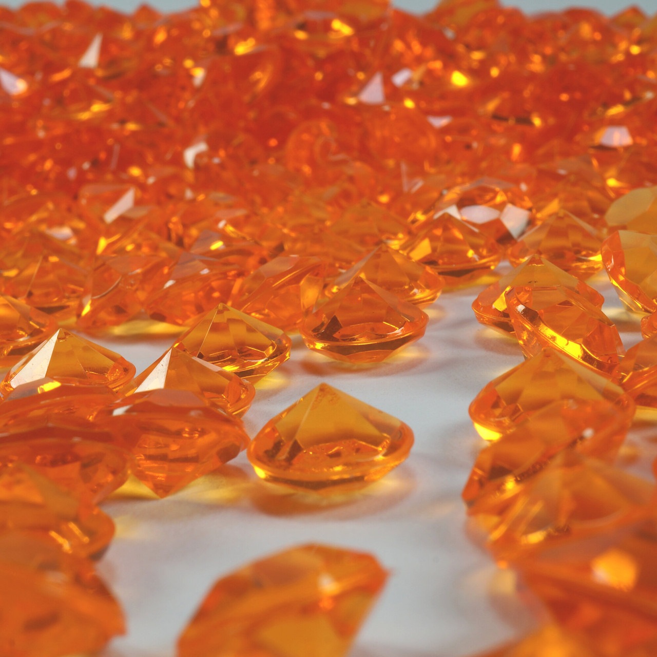 Buy Table Scatters Wedding Decorations Orange 10mm Acrylic Diamond ...