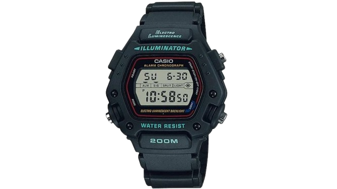 Buy Casio 200meter Men's Multifunction Digital Sports Watch - Black ...