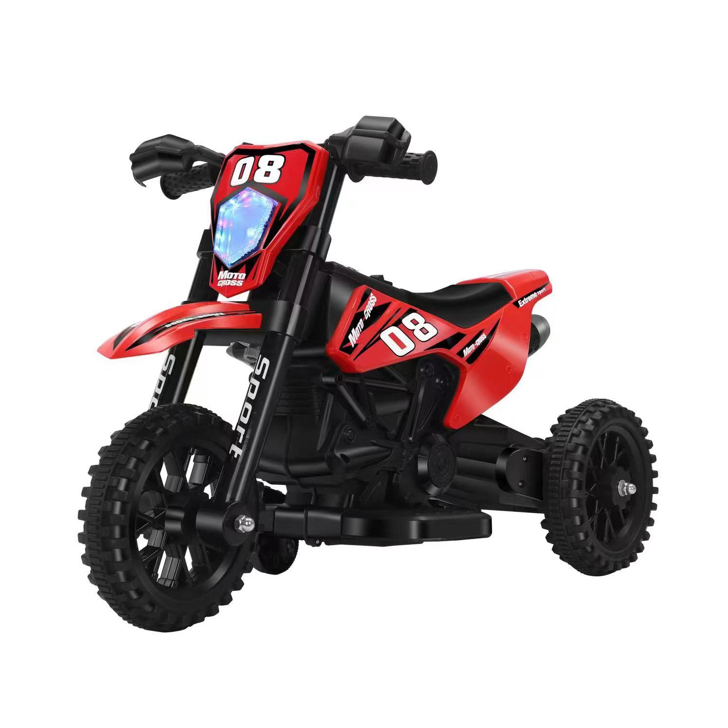 Buy Red 6v Kids Ride on 3 Wheeler Electric Dirt Bike - POSHO - MyDeal ...