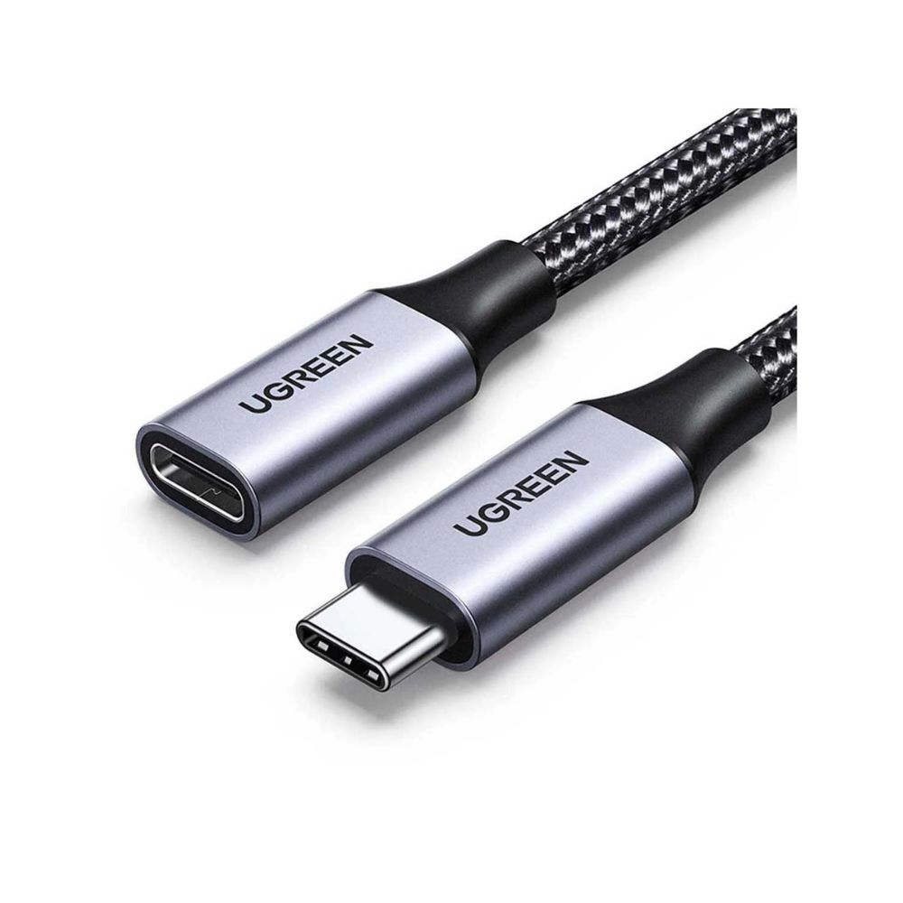 Buy UGREEN USB C 3.1 Extension Cable 1m Dark Gray Durable Nylon Braided ...