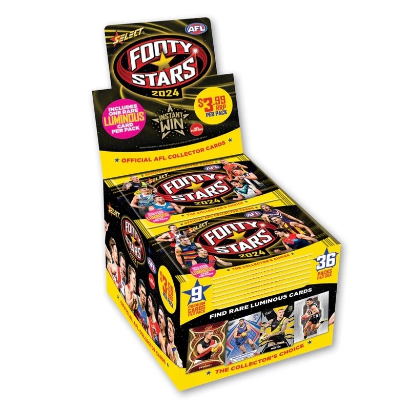 Buy AFL Select 2024 Footy Stars Box - MyDeal Australia