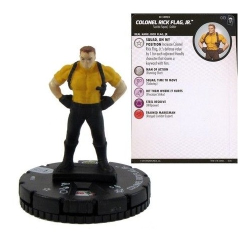 Buy Colonel Rick Flag Jr. #013 The Joker's Wild! DC Heroclix Single ...
