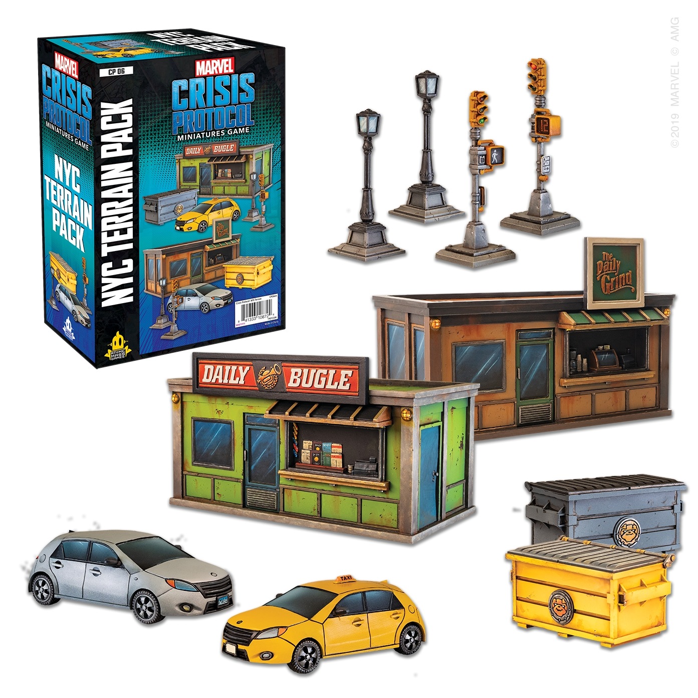 Buy Marvel Crisis Protocol Miniatures Game NYC Terrain Pack - MyDeal ...