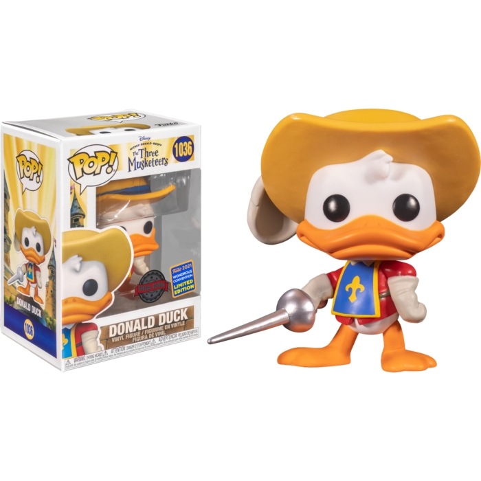 Buy POP Disney The Three Musketeers Donald Duck WC 2021 (RS) - MyDeal ...