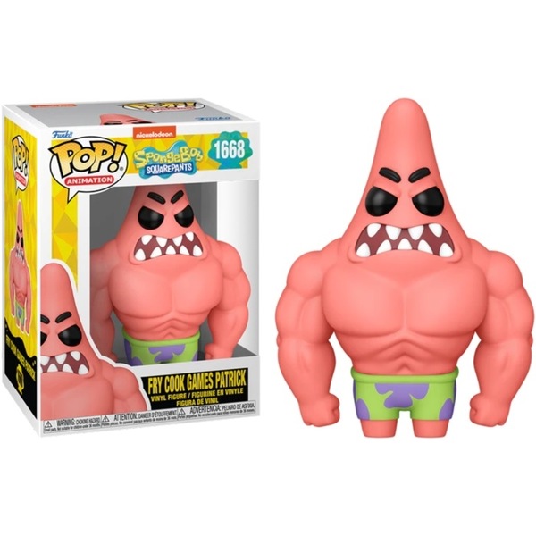 Buy POP Spongebob Squarepants - Fry Cook Games Patrick #1668 - MyDeal ...