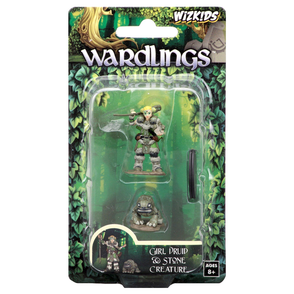 Buy Wardlings Girl Druid & Stone Creature Pre-Painted Miniatures ...