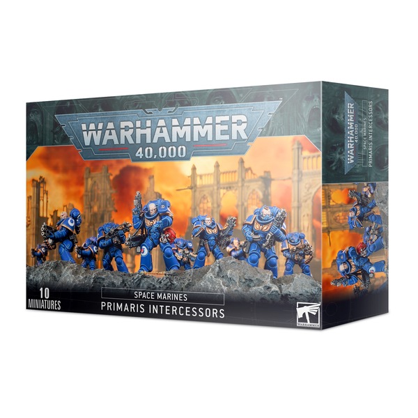 Buy Warhammer 40K Space Marines Primaris Intercessors 48-75 - MyDeal ...